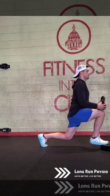 Isometric lunge with floating heel raise  | Изо-выпад с подъемами гс