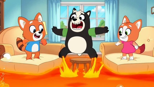 "Пол — это ЛАВА! (Версия для панд) 🔥🐼"