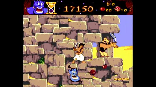 Commondore Amiga Alladin Floppy на слабом ПК Game OS