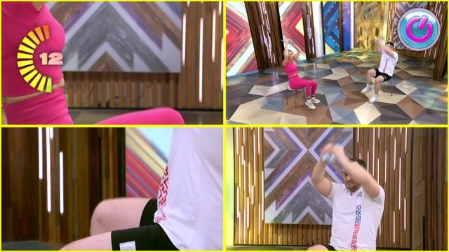 Экспресс тренировка на стуле — можно сделать, пока готовится завтрак!