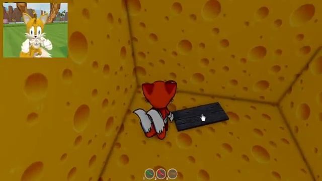 🦊 ESCAPE SCARY DANCING RAT _ Tails Plays Roblox Cheese Escape