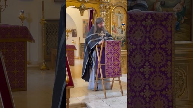 Великопостные чтения. Отец Борис читает поучение архм. Ефрема Аризонского "О покаянии".