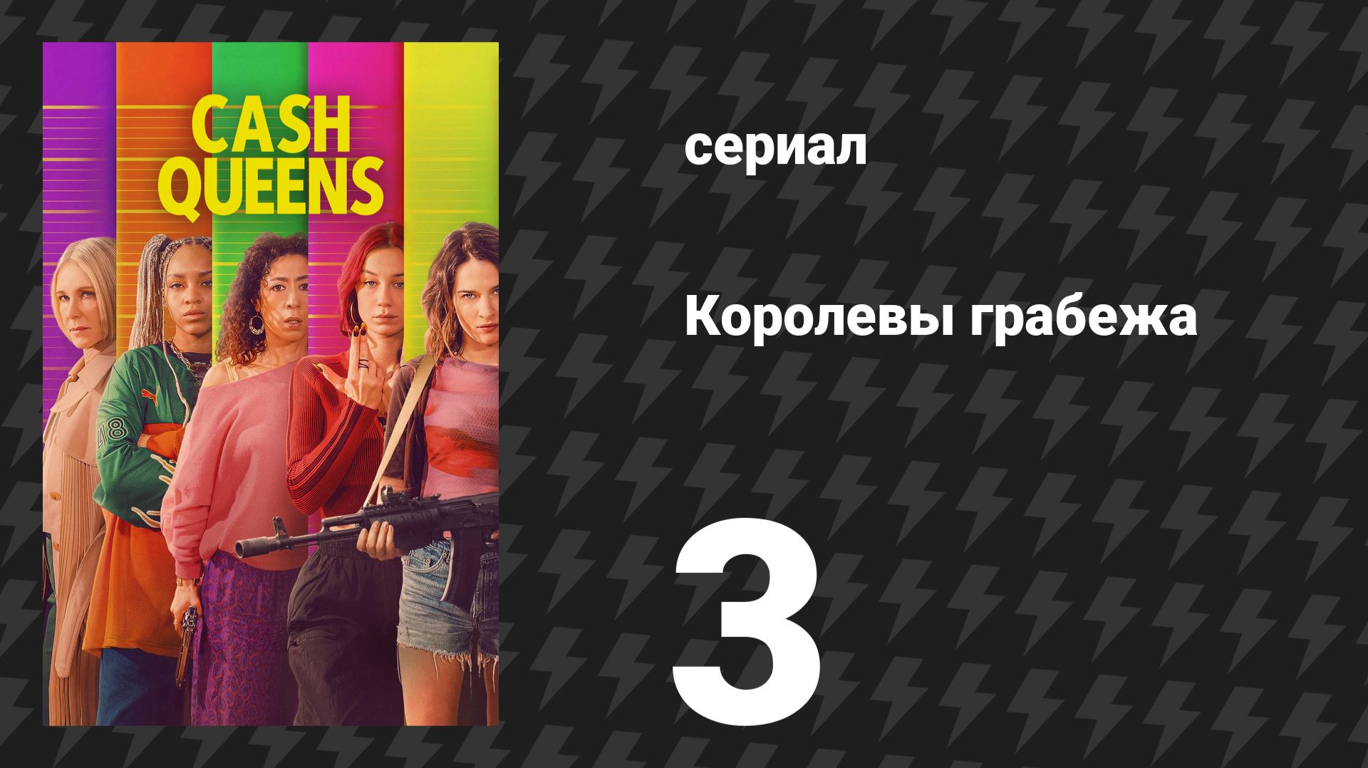Королевы грабежа 3 серия «Прямо в точку» (сериал, 2026)