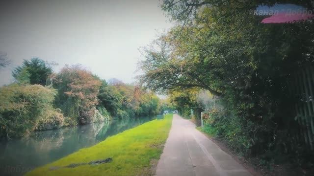 Утренняя прогулка по Лондону вдоль канала Гранд-Юнион 4K