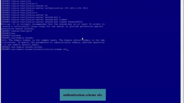 HUAWEI S Series Switch-802.1x Authentication Configuration