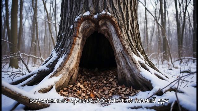 Лес в снегу - дружба и взаимовыручка