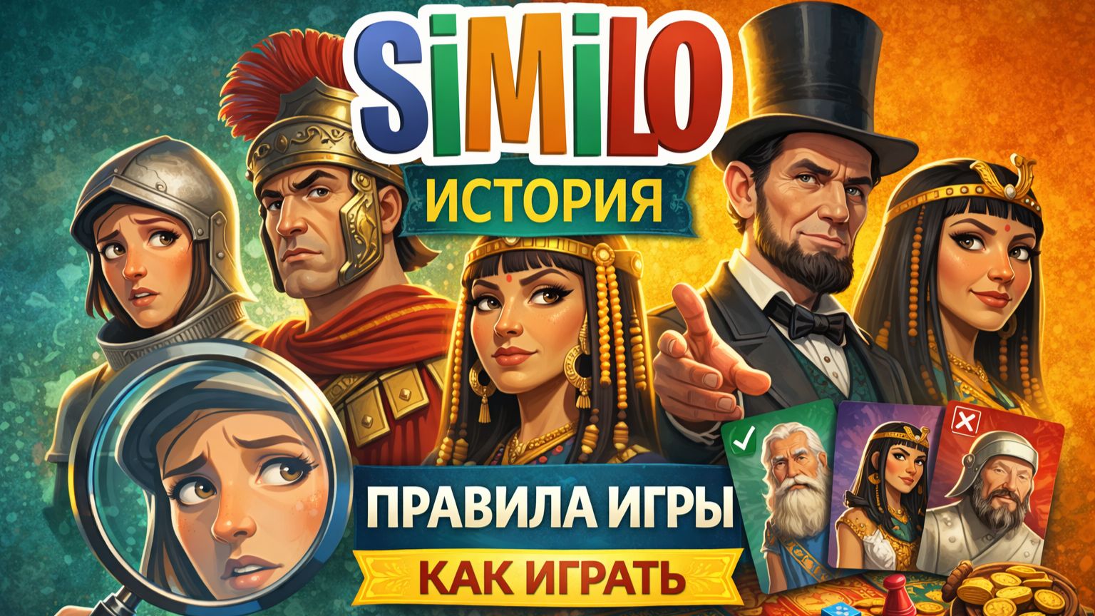 Similo: История — правила настольной игры | Как играть в Similo + объяснение за 5 минут