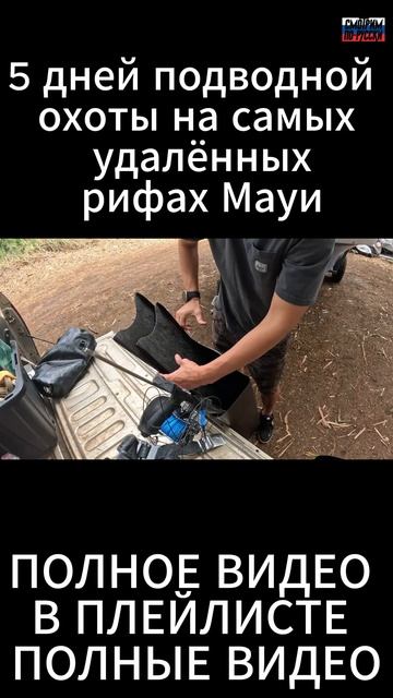 5 дней подводной охоты на самых удалённых рифах Мауи ЧАСТЬ 8/10