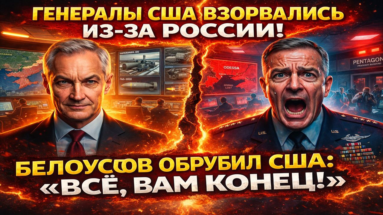ШОК! БЕЛОУСОВ ЗАТКНУЛ ПЕНТАГОН! Эпохальный прорыв на Одессу и секретный коридор к Приднестровью!