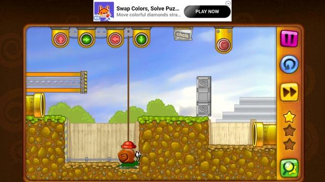 Мобильная игра Улитка Боб ( Snail Bob) Уровень 9