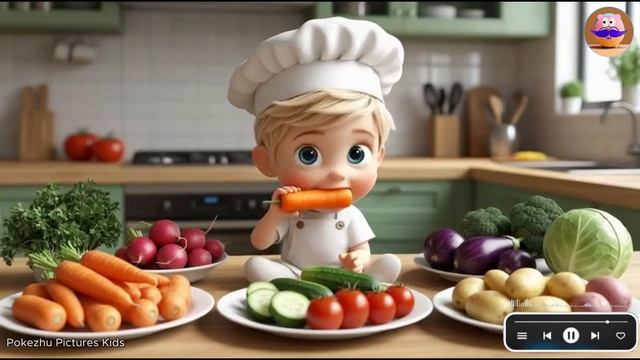 🥕ПРО ОВОЩИ: МУЛЬТИК‑ПЕСЕНКА | Развивающие детские песни и мультики