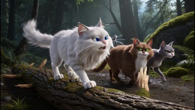 Хвостатые в электричке: Побег с дачи домой