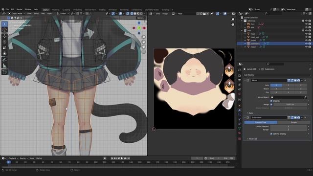 10. Creating the Body and Clothes Mesh