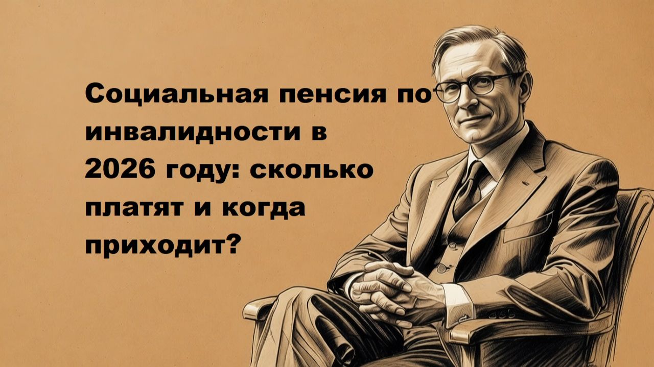 Социальная пенсия по инвалидности в 2026 году