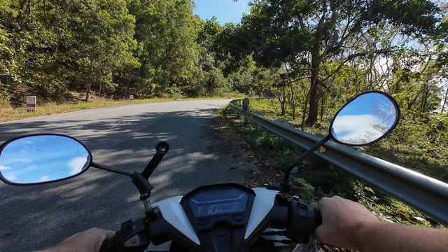 Бокор, Камбоджа, еду мимо обезьян. Декабрь 2025.