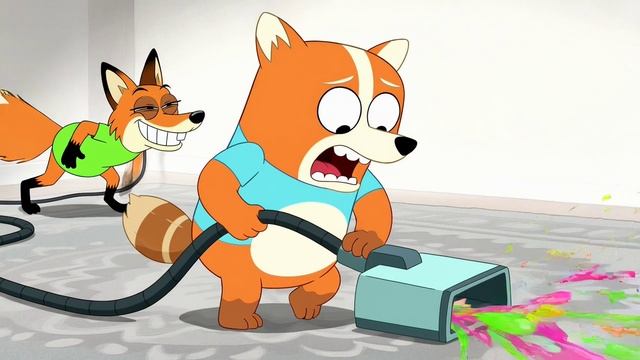 "Пылесос, который стёр реальность! 🕳️🦊"