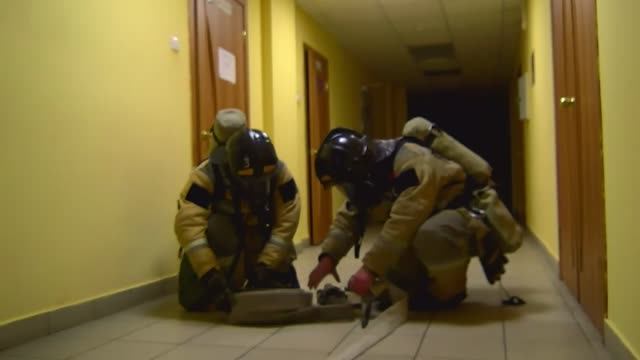 Пожарно-тактическая тренировка в КДЦ «Россия»