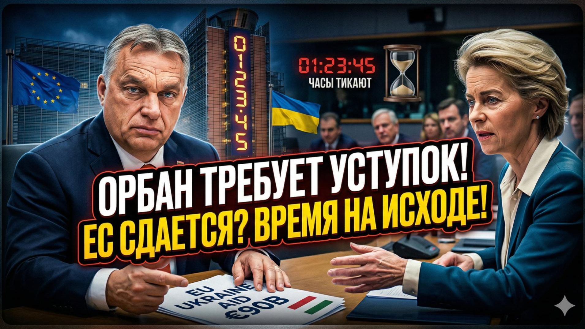 ⚠️Себастиан Сас | Киев в опасности: Без подписи Орбана €90 млрд так и останутся мечтой