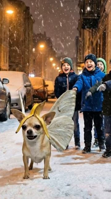 А вы смогли бы полюбить этого малыша?             #щенокмотылек #трогательнаяистория #aiанимация #ИИ