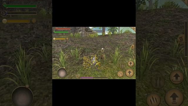 Играю в симулятор мыши за мышь в доспехах в лесу