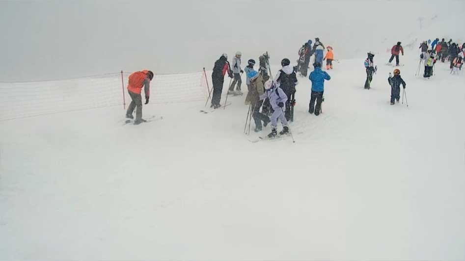 В горах Сочи за сутки выпало 20 сантиметров снега