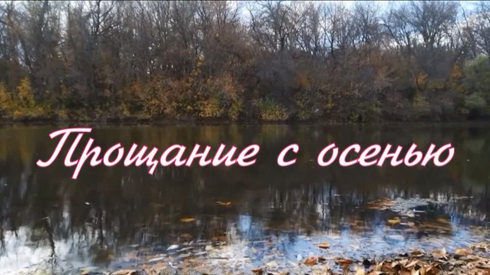 Прощание с осенью. Стихи - С.Гривина, монтаж и генерация звука в ИИ - Е.Доставалов