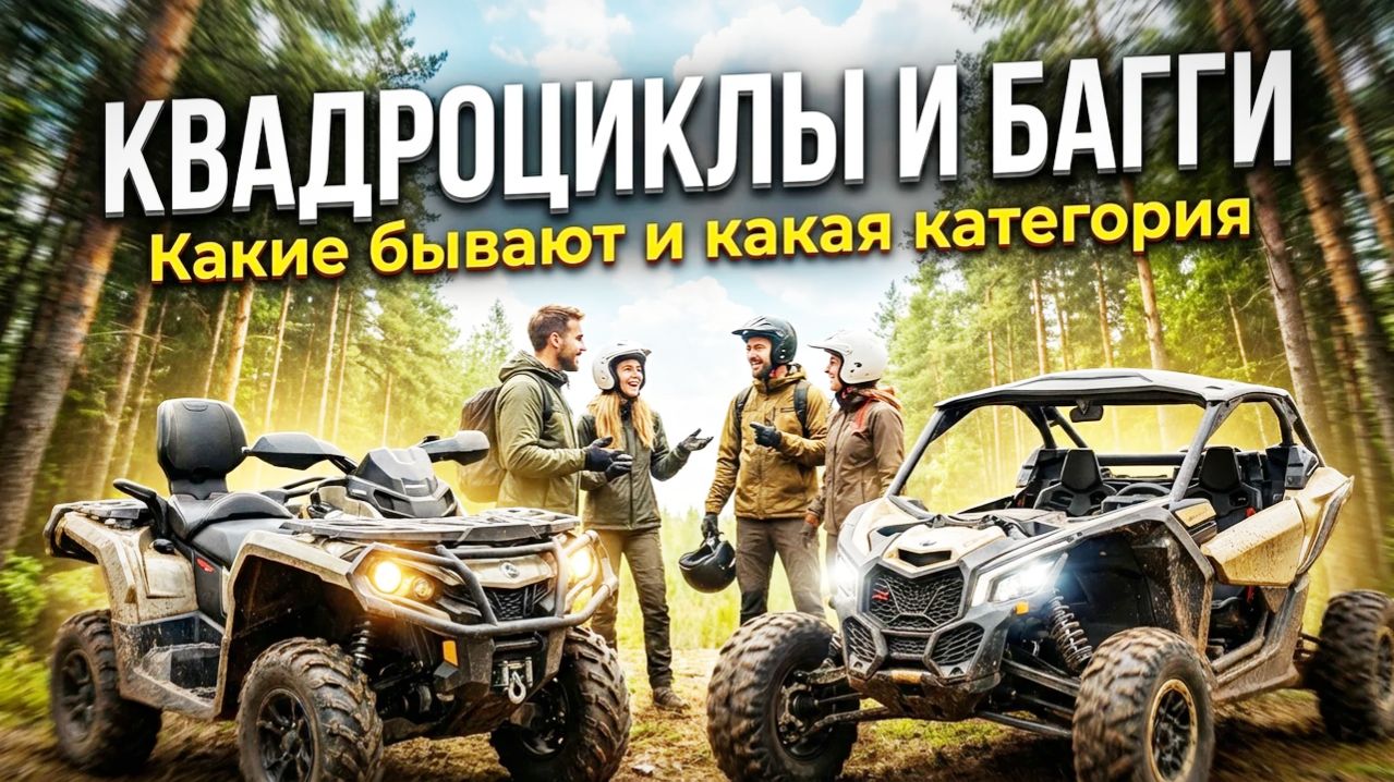 Какие квадроциклы багги бывают, какая категория, какой тип выбрать? # CFMoto Stels Aodes BRP Loncin