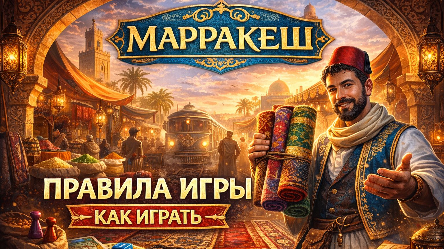 Марракеш — правила настольной игры | Как играть в Marrakesh