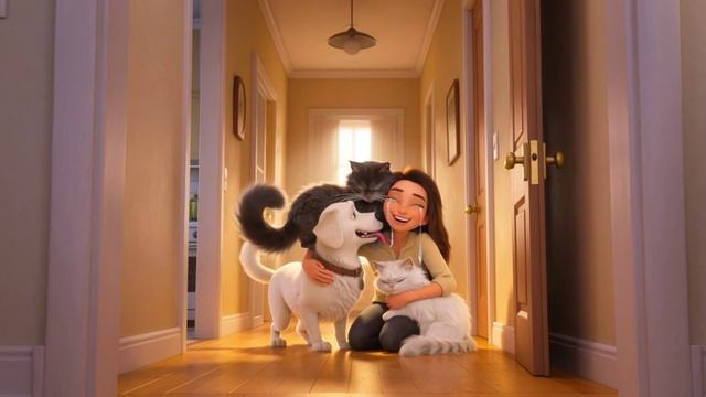 Хвостатые в электричке.Дом — это не просто место. Это там...