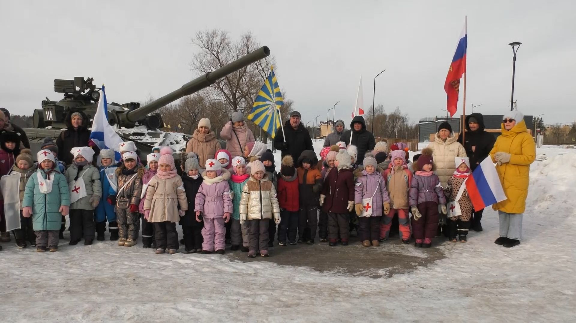 Для дошкольников провели «Зарницу»