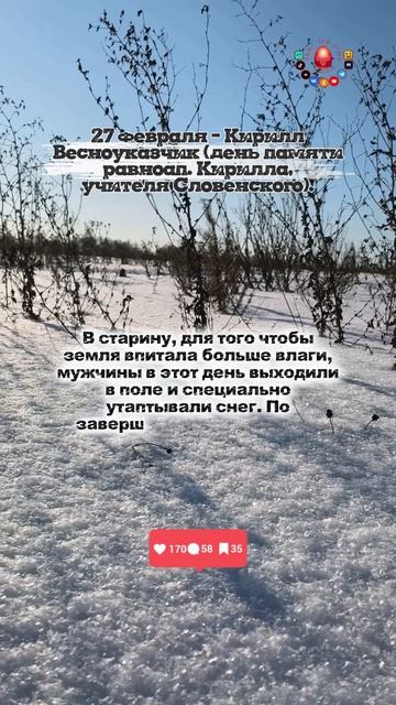 На Кирилла Весноуказчика...