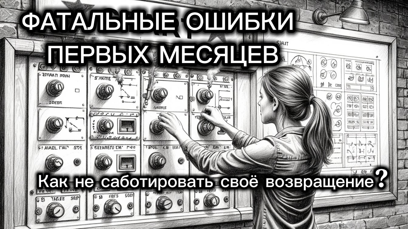 Почему мы саботируем свое возвращение? Фатальные ошибки первых месяцев.