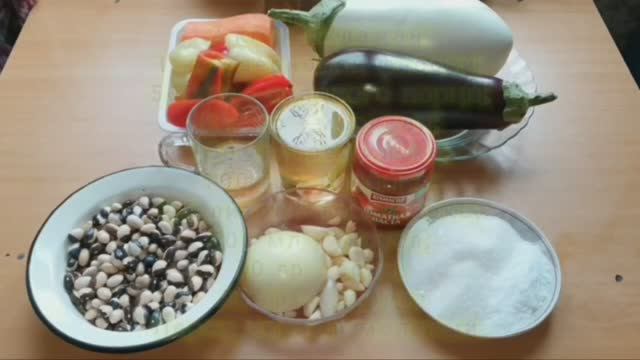 ИКРА ИЗ БАКЛАЖАН С ФАСОЛЬЮ!🍆😋