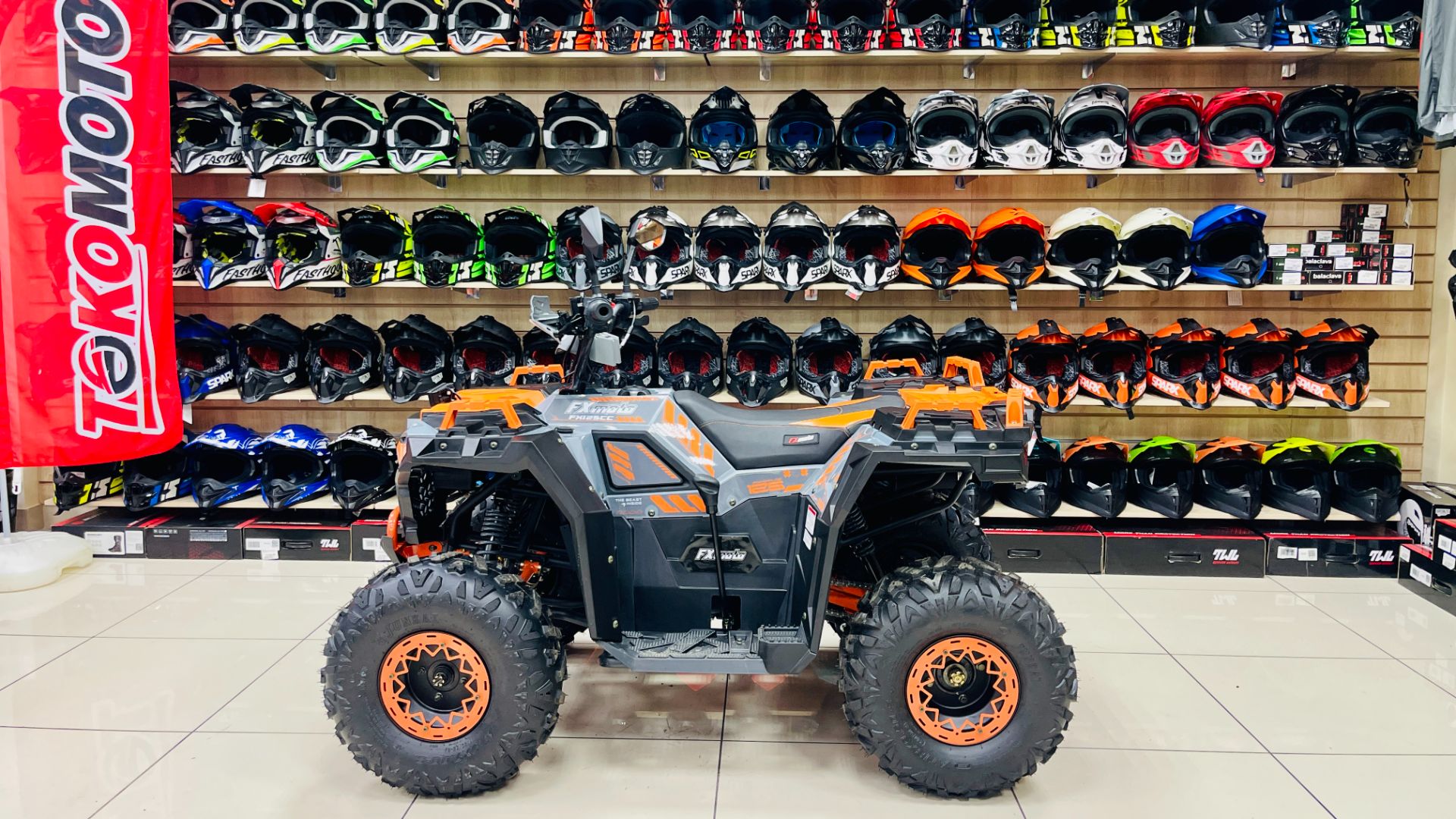 Комплект для сборки FX MOTO ATV SS125-2 (серо-оранжевый)