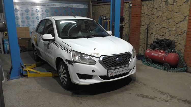 Замена переднего правого подшипника ступицы на Datsun on-DO 1,6 Датсун он-ДО 2019