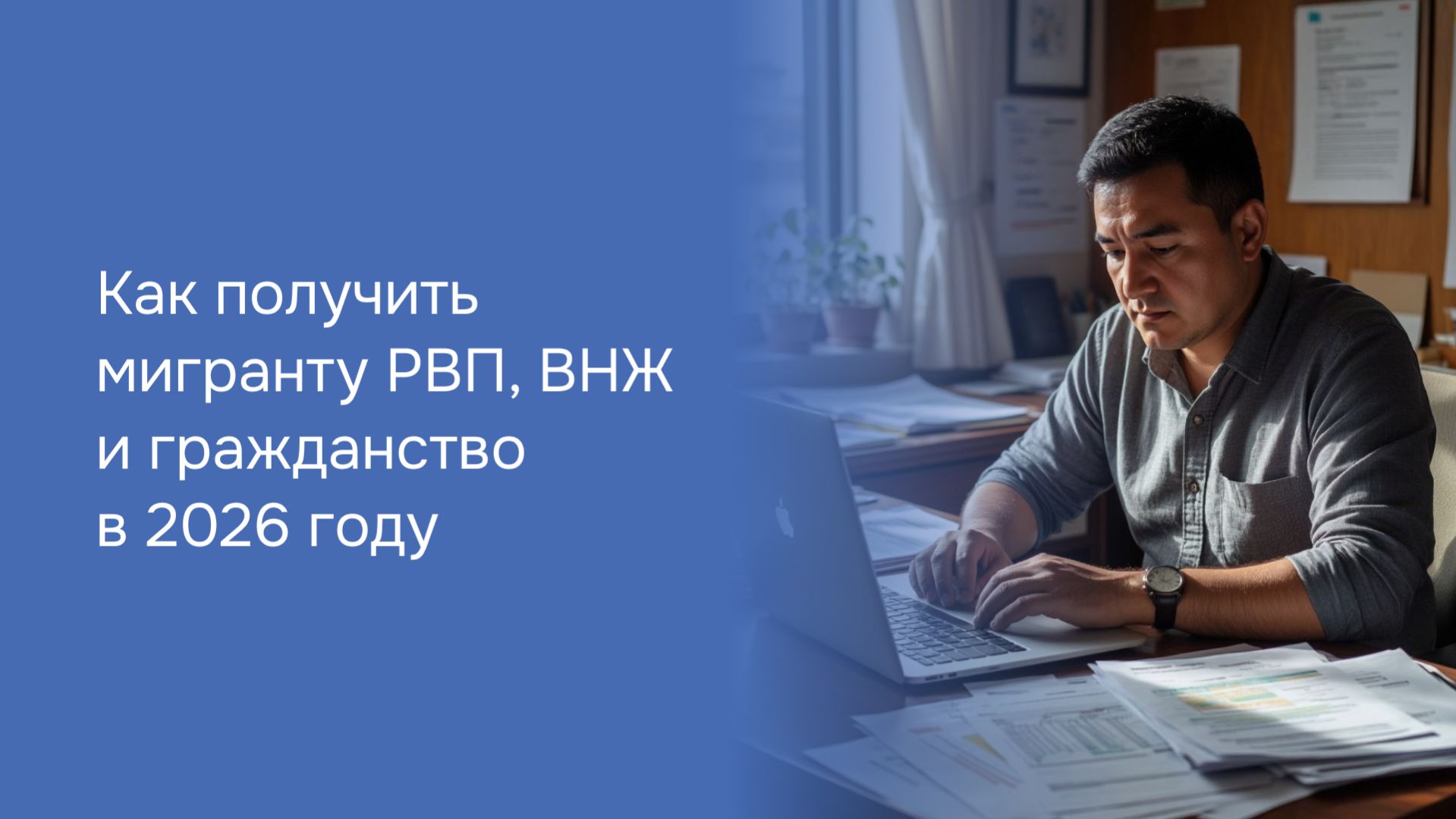 Как получить мигранту РВП, ВНЖ и гражданство в 2026 году