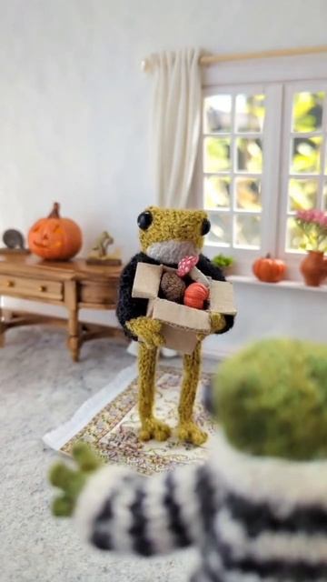 Осенний день лягушонка