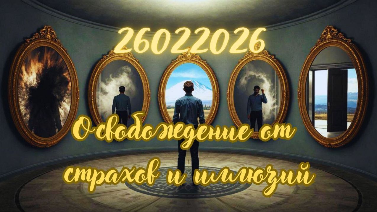26.02.2026 ОСВОБОЖДЕНИЕ ОТ СТРАХОВ И ИЛЛЮЗИЙ #вселеннаяя #26022026 #перерождение #освобождение
