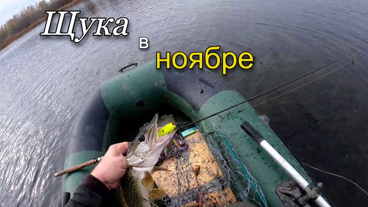 Ловля щуки в ноябре. Закрытие летнего сезона рыбалки в 2025 году