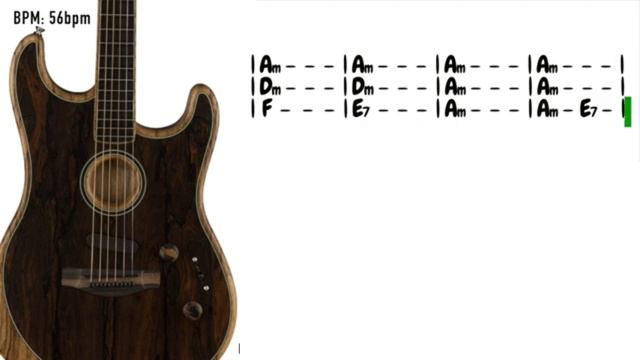 Smooth Ballad Blues  Guitar Backing Track in Am