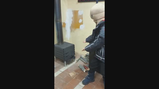 Печка для гаража