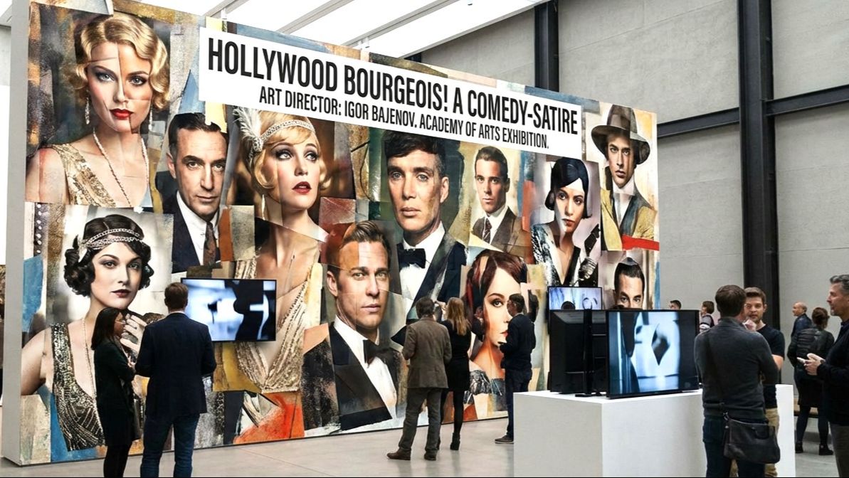 The project “Hollywood Bourgeois”!.. presents itself as a satirical comedy of the highest quality...