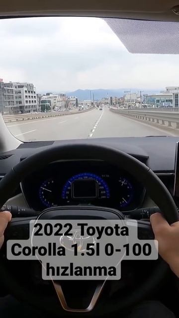 Toyota Corolla 1,5 л 2022 г. разгон 0-100.