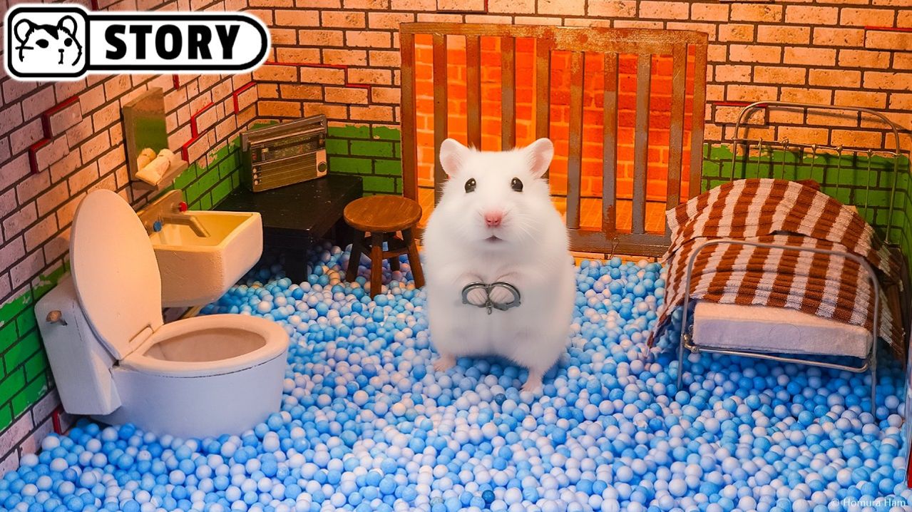 Побег хомяка из тюремного лабиринта SuperMax 🐹 Хомяк Хомура