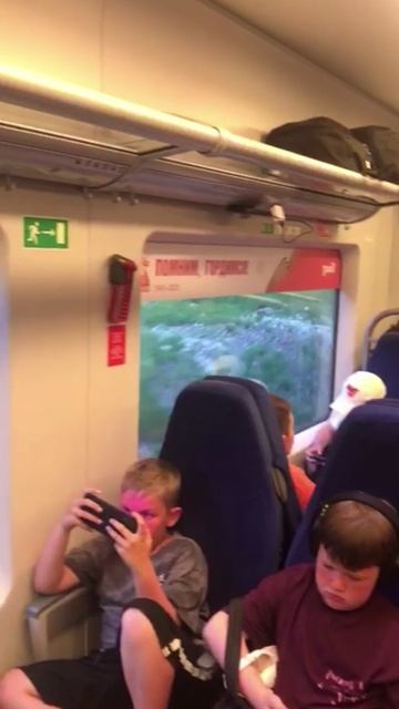 Поездка на скоростном поезде Ласточка(электропоезде). Сочи.