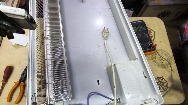 РЕМОНТ ОБОГРЕВАТЕЛЯ КОНВЕКТОР БАТАРЕЯ РАДИАТОР СГОРЕЛА ВИЛКА ПРОЗВОНКА ТЭНА И ЦЕПИ ПИТАНИЯ ПРОВЕРКА