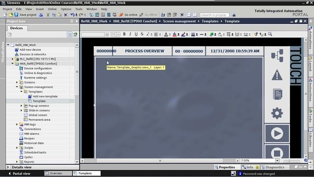 26. Отображение информации о пользователе в панели управления