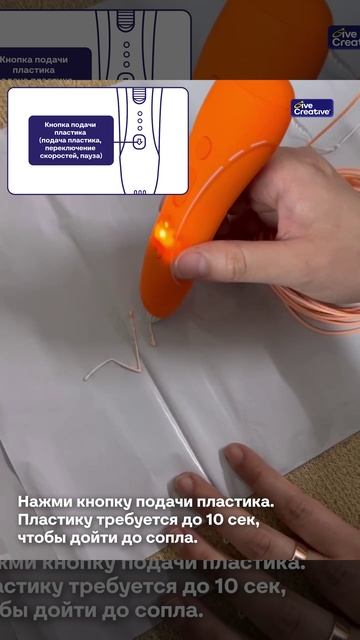 Инструкция к набору с 3D ручкой и пластиком от «Give Creative»