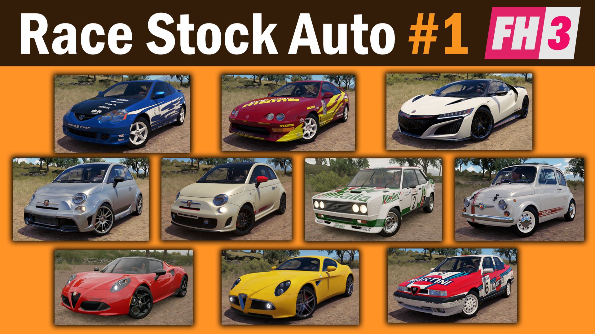 Forza Horizon 3 - Race Stock Auto #1