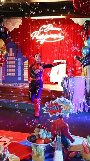 Шоу мыльных пузырей